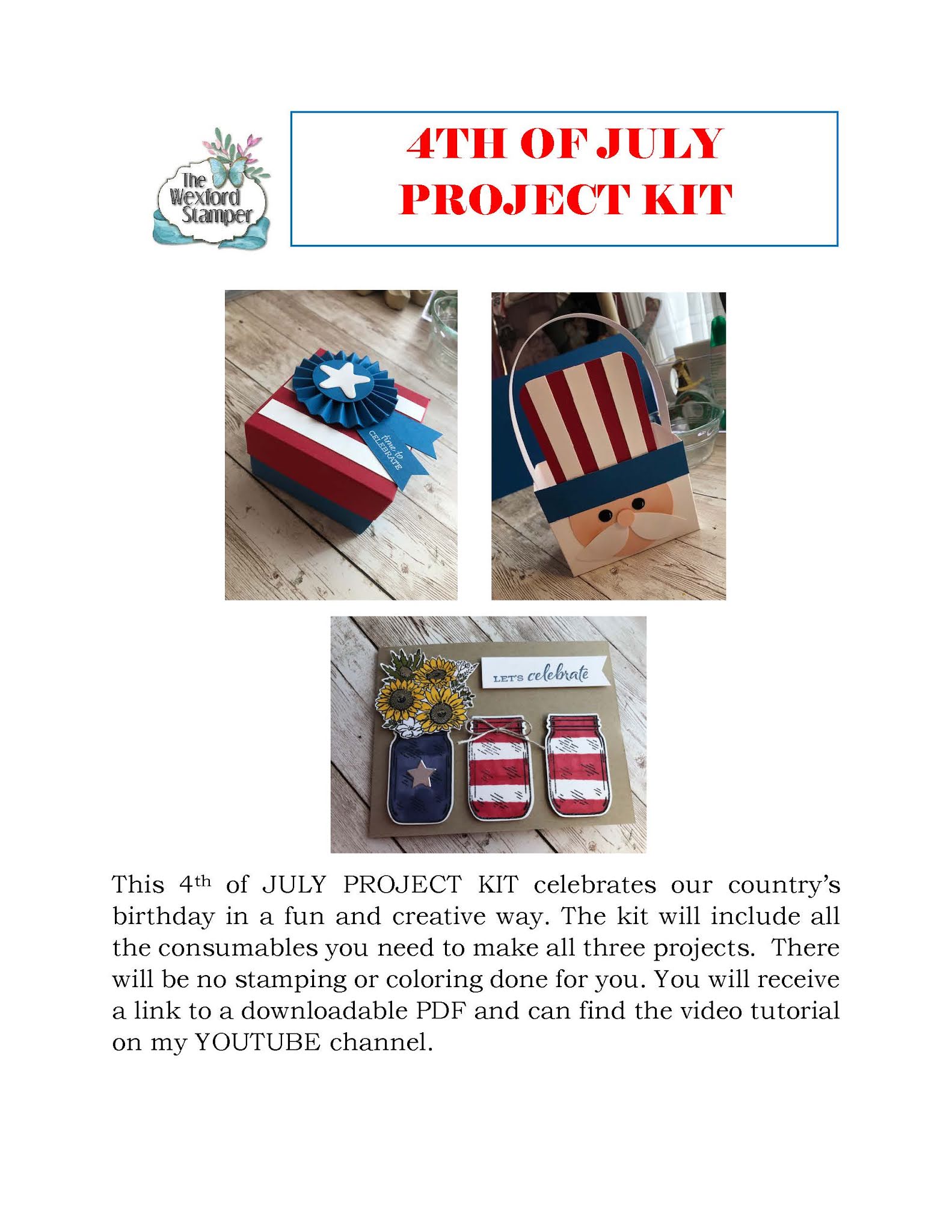 The Wexford Stamper: FUN 4TH OF JULY PROJECTS- Let's make a PATRIOTIC ...