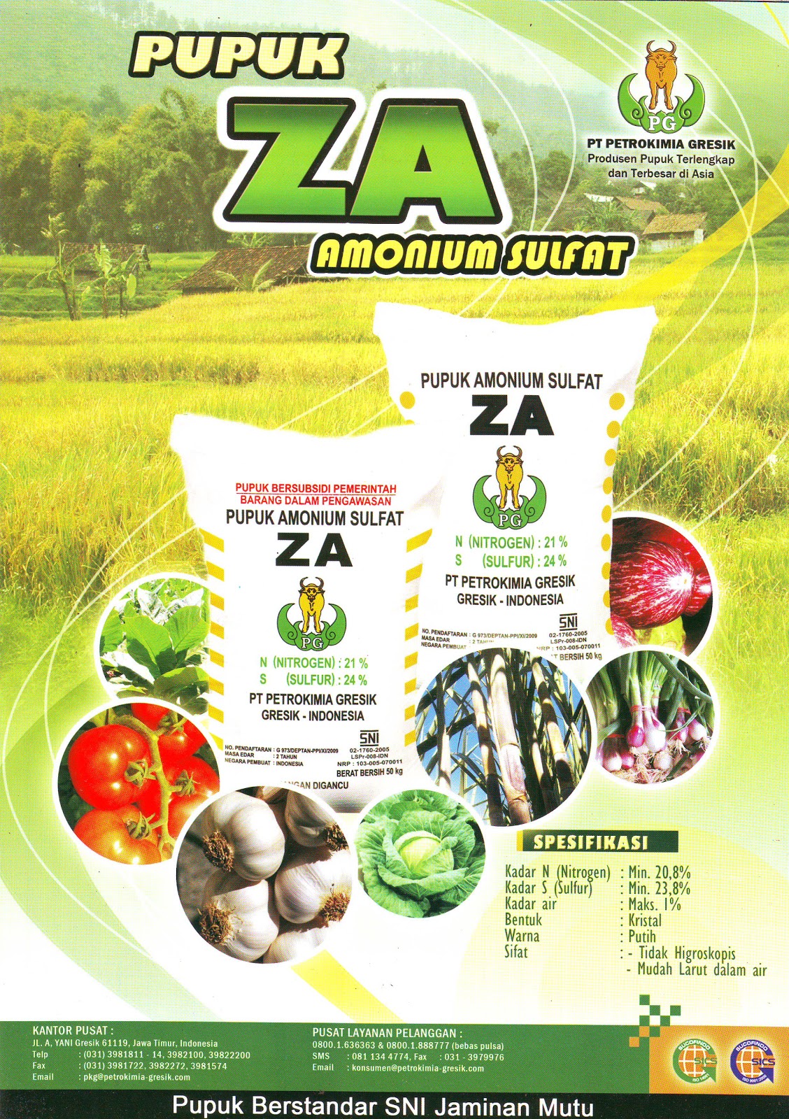 MULIA ANUGERAH: PUPUK NON SUBSIDI DAN AGROCHEMICALS