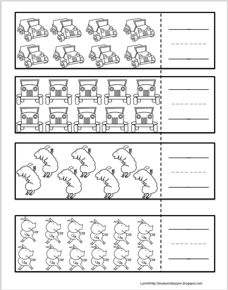 SHEEP IN A JEEP BOOK UNIT ~ Book Units by Lynn