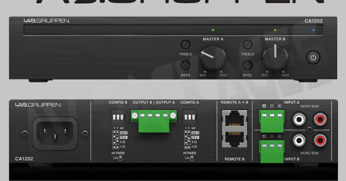 LAB GRUPPEN 2Channel Amplifier CA1202