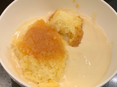 Microwave Syrup and Ginger Sponge Pudding