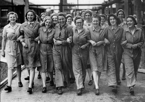 Pretty Greasy: Vintage Photos: Factory Women