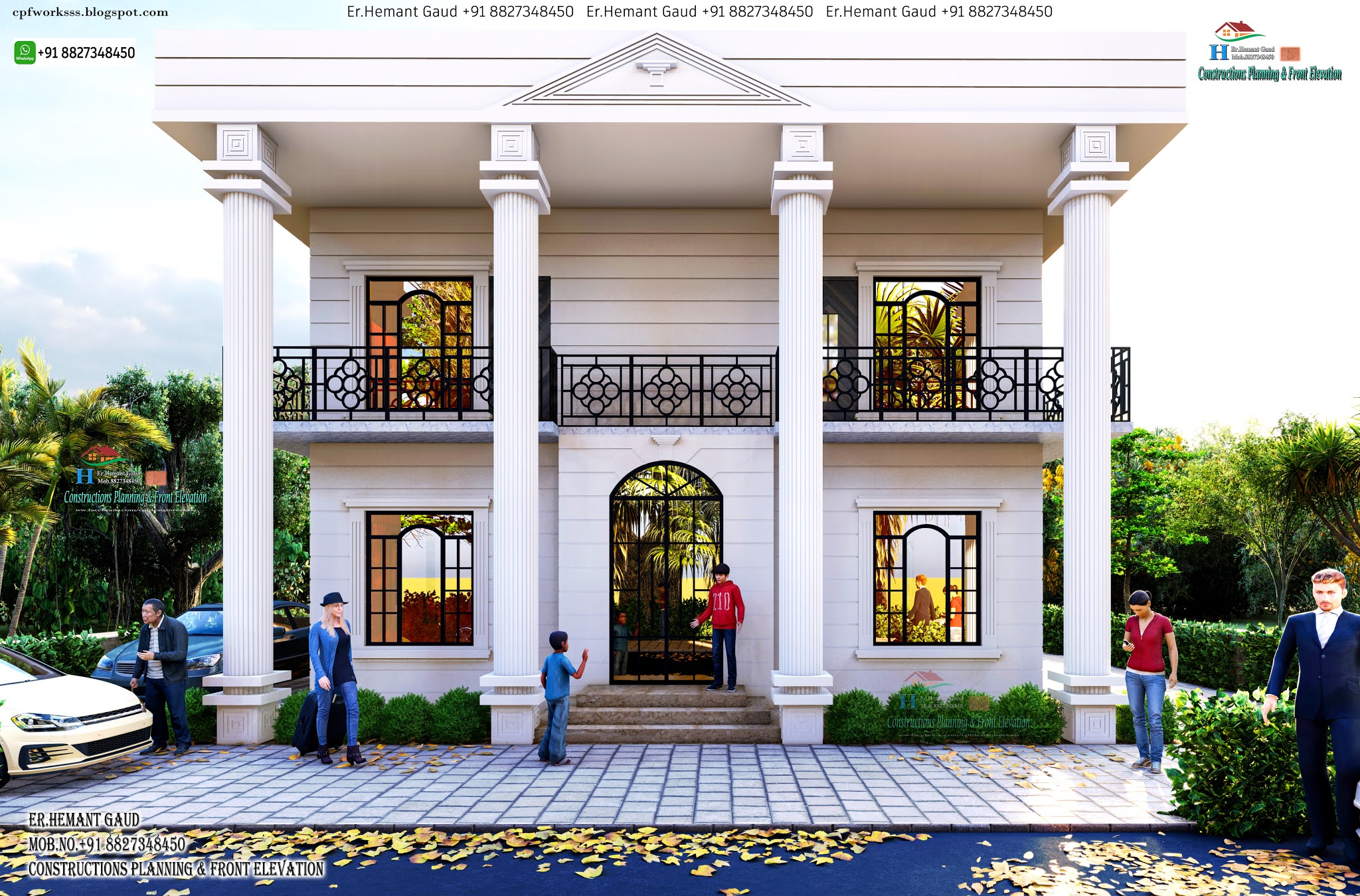 Classic Home Elevation Design