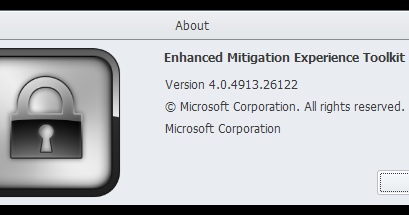 [How To] Enhanced Mitigation Experience Toolkit 4.1 - 降低Windows因軟體漏洞遭到入侵的風險
