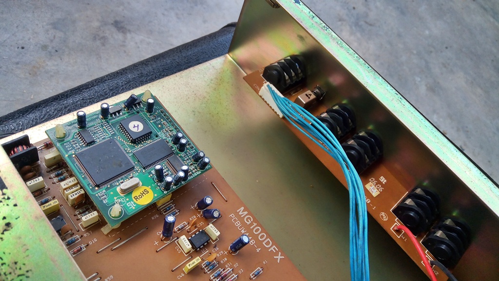 CA Guitar Repair Blog: Marshall MG100HDFX Master Volume Pot Replacement