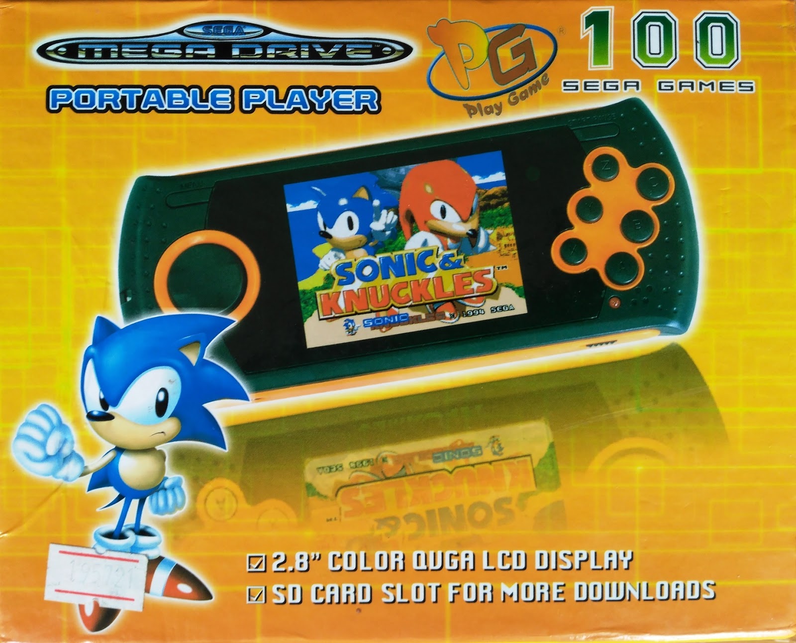 Retro Ordenadores Orty: Sega Mega Drive Portable Player (100 Sega games)