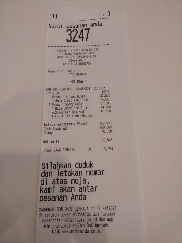 Mencoba Sensasi Ayam Gulai McDonald di Rest Area Km 726B | Nuria Hida