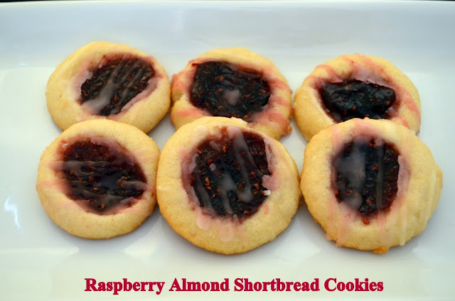 Flavors by Four: Raspberry Almond Shortbread Cookies & The Great Food ...