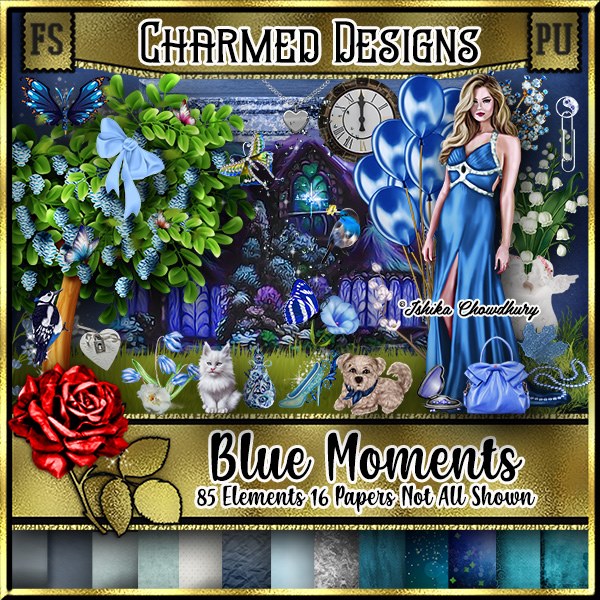 Charmed Designs: BLUE MOMENTS BY CHARMED DESIGNS