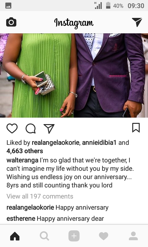 Nigerian Actor, Walter Anga Celebrates His 8th Year Anniversary With ...