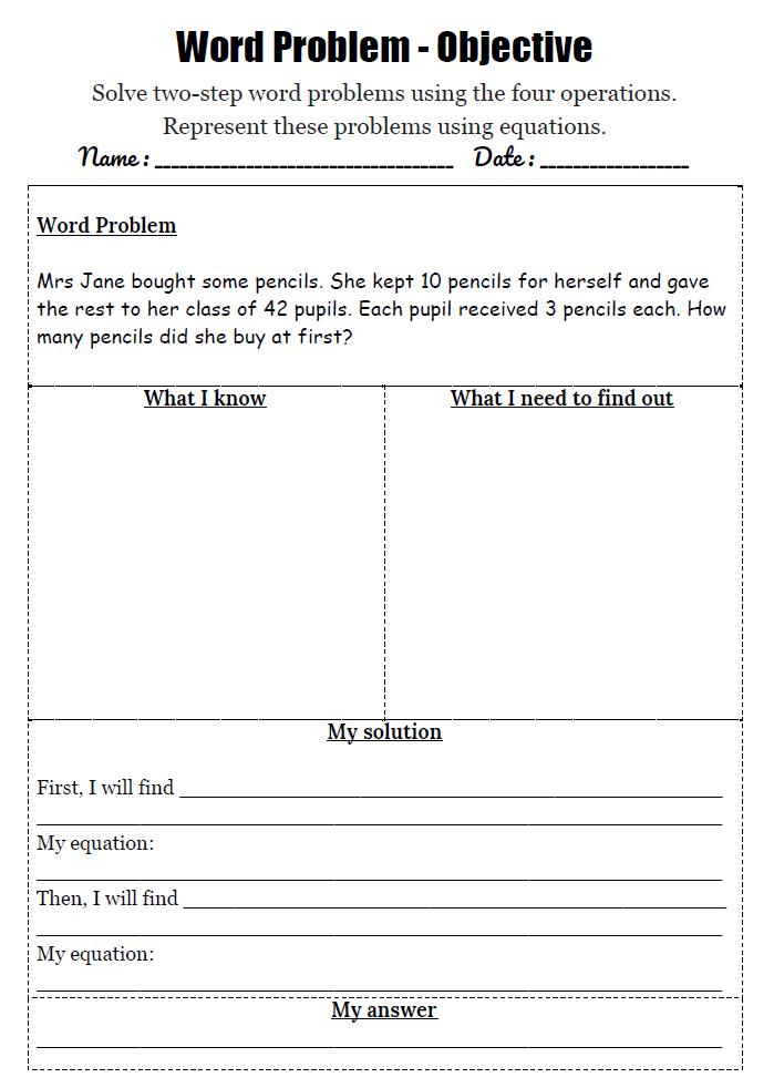 ILoveTeaching: Grade 3 - Solving Word Problems with Understanding (Part 2)