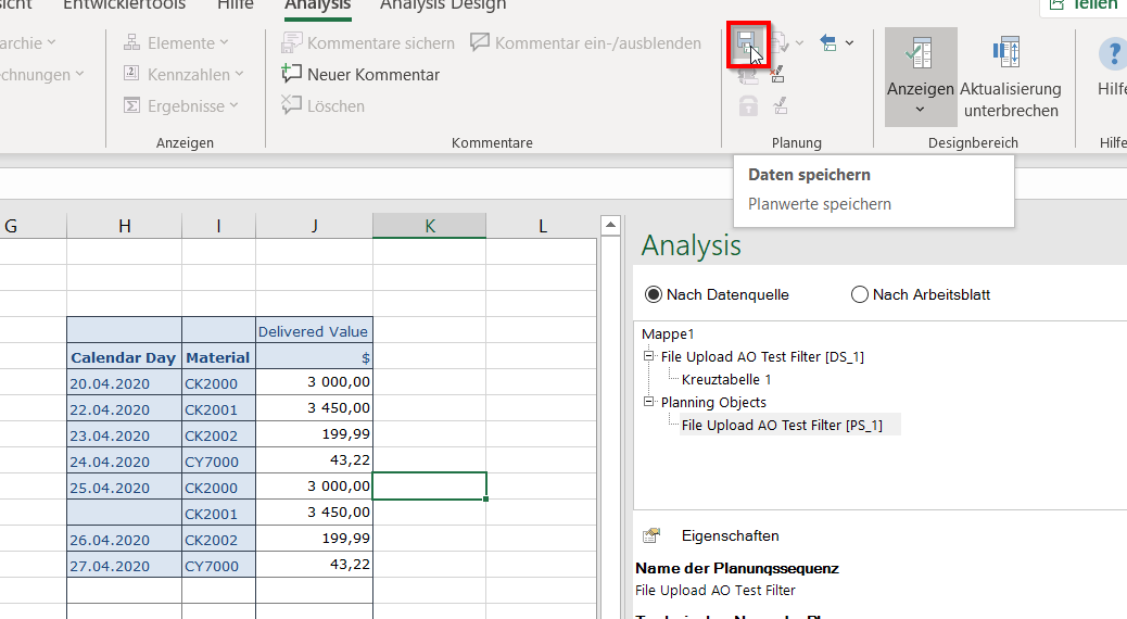 Sap Abap Central How To Load A Csv File Into Sap Bw4hana Using The Planning Function Type