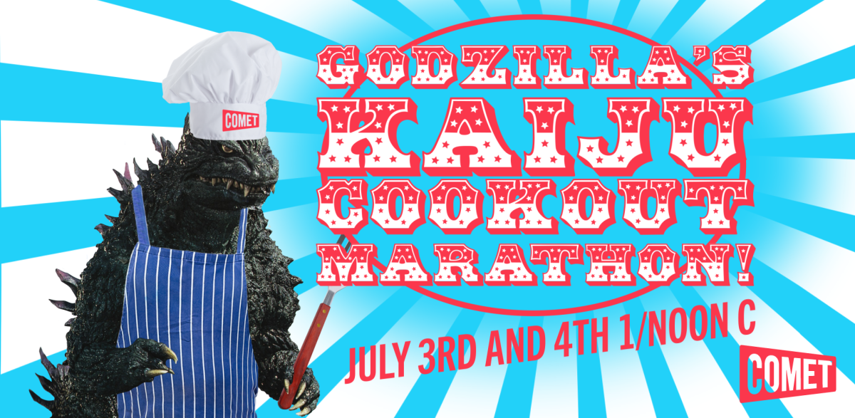 Godzilla Marathon on Comet Independence Day Weekend 2021
