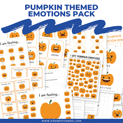 Free Printable Pumpkin Themed Emotions Chart | And Next Comes L ...