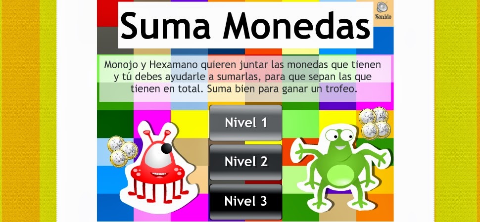 RECURSOS TIC PARA EDUCACIÓN INFANTIL: Suma monedas