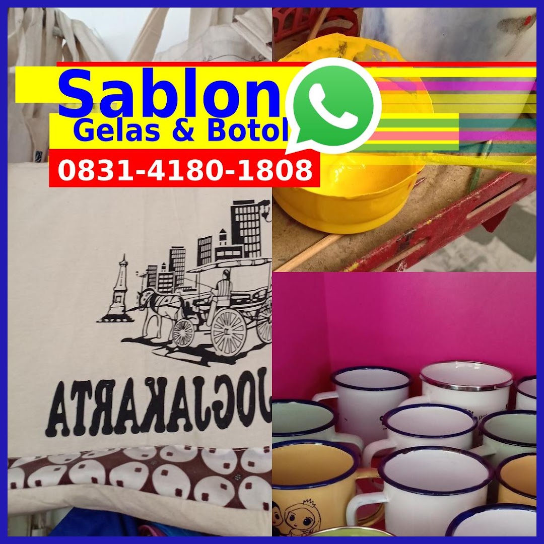 Sablon Gelas Plastik Sendiri – 0831.4180.1808 [wa] Grosir Sablon Gelas Botol Diskon