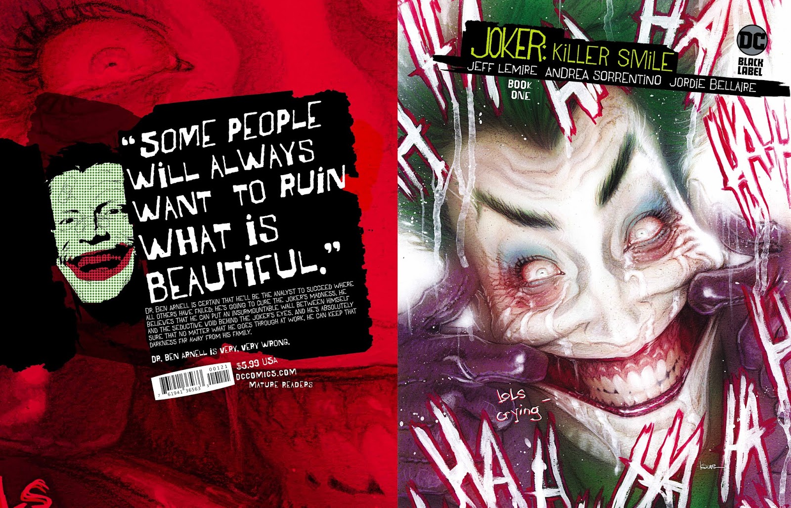 Weird Science DC Comics: PREVIEW: Joker: Killer Smile #1