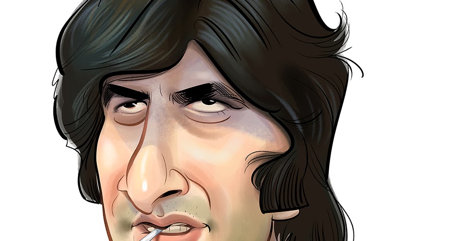 Amitabh Bachchan caricature