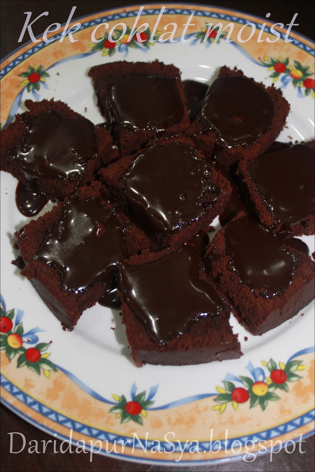 Dari Dapur NaSya: Kek coklat moist
