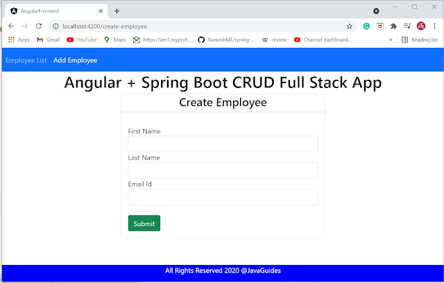 Angular CRUD Operations Example