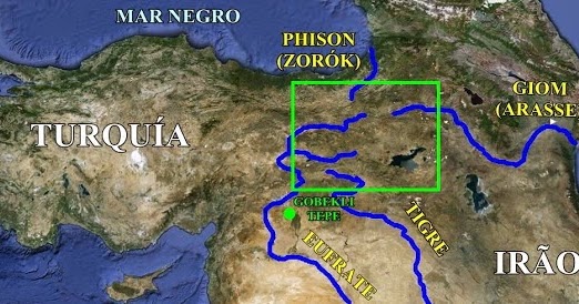 Isac cádimo: Os rios do Èden:Pison,Gion,Tigre e Eufrates