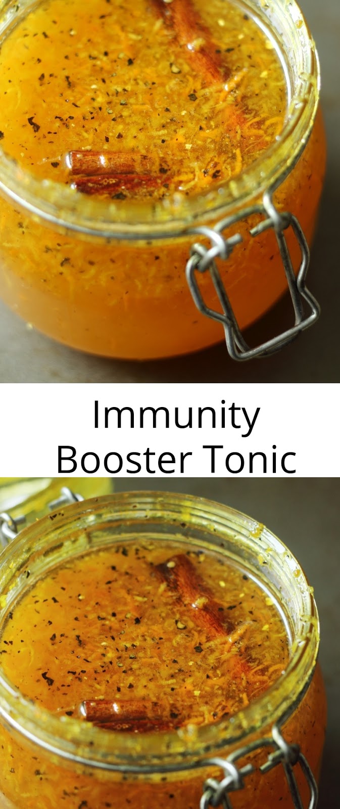 Merry Tummy: Immunity Booster Tonic: Lemon Honey Ginger Tonic