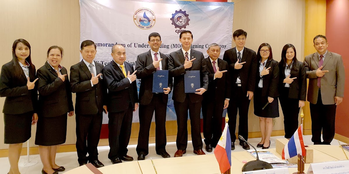 CPSC and IRPC Technological College, Thailand sign MOU in OVEC