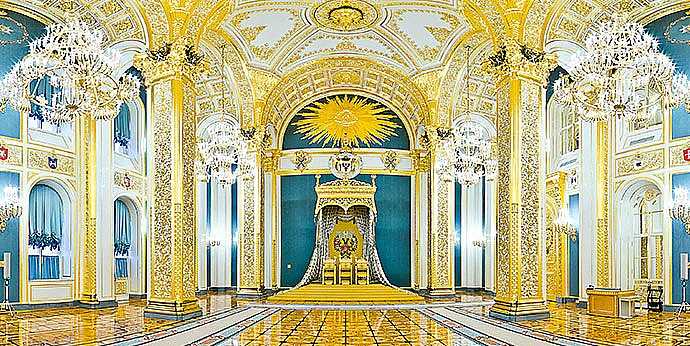 Art Now and Then: The Kremlin, Moscow