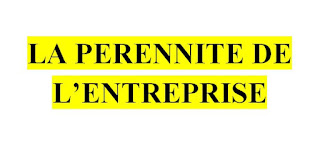 LA PÉRENNITÉ DE L’ENTREPRISE | Cours de droit