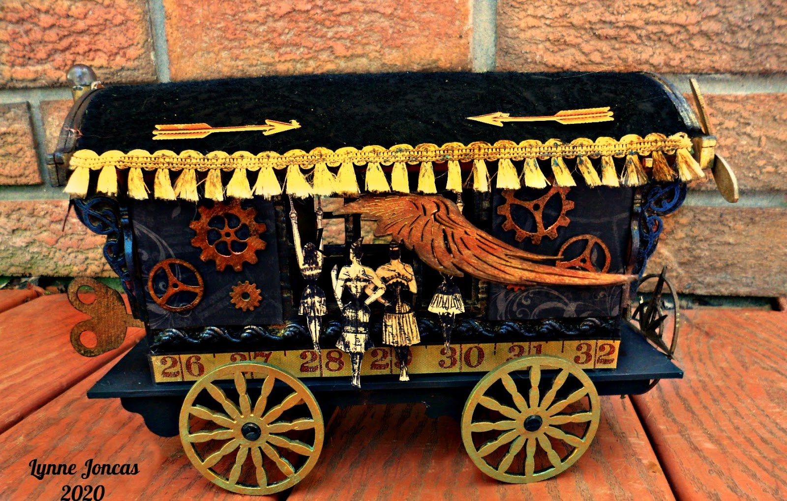 Scrappy Squirrel's Nest: Steampunk Blog Hop....Gypsy Time Machine