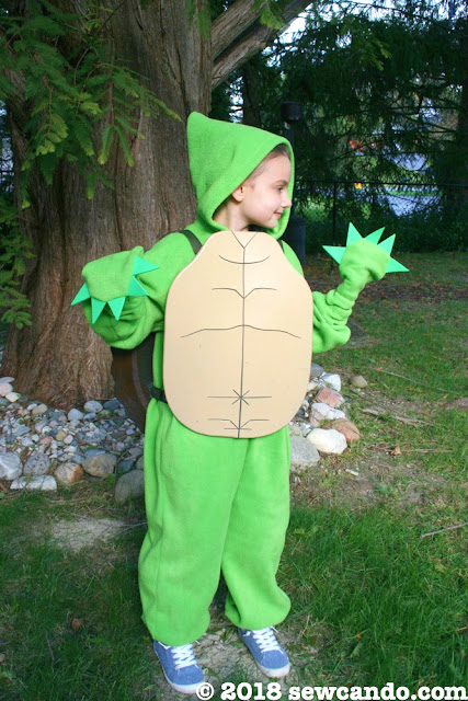 Sew Can Do: Our Made At Home Turtle Costume