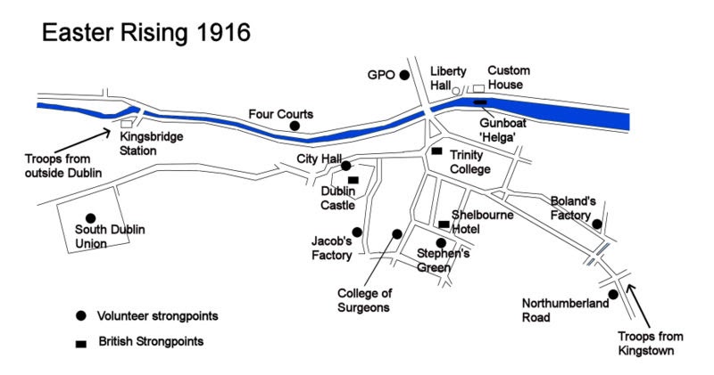 Today In Irish History: 1916 Series-Easter Rising Begins