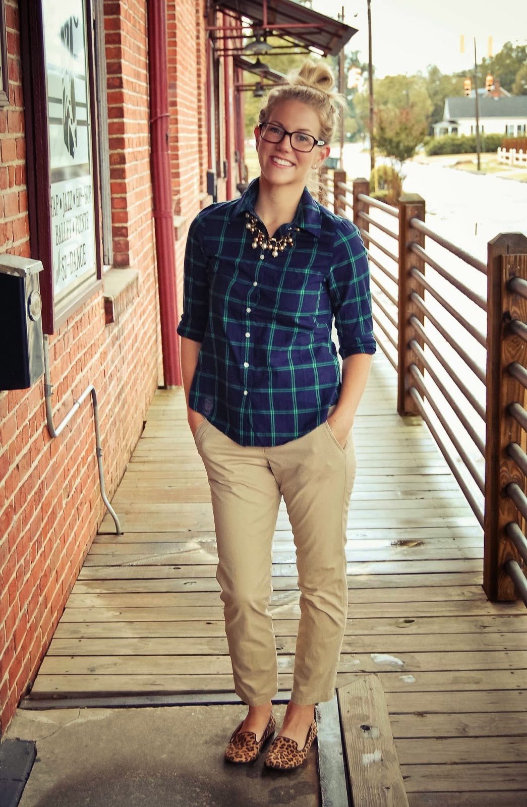 Dancing With Ashley: 3 ways to wear a plaid shirt