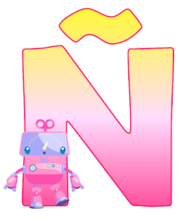 Kits imprimibles gratis : Abecedario robot