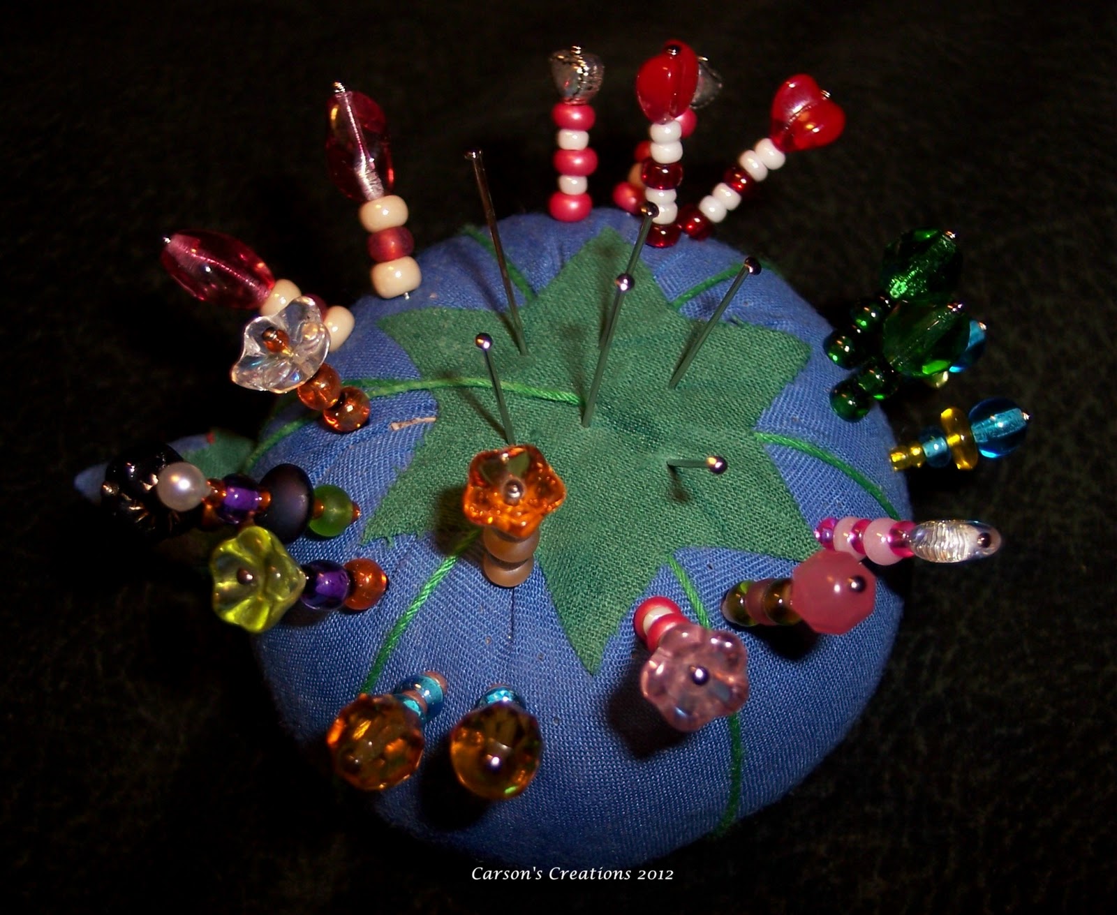 Carson's Creations: Making Stick Pins with Beads Pictorial