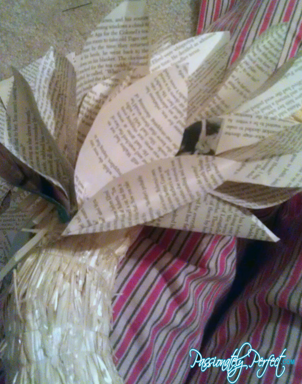 Passionately Perfect: DIY Paper wreath