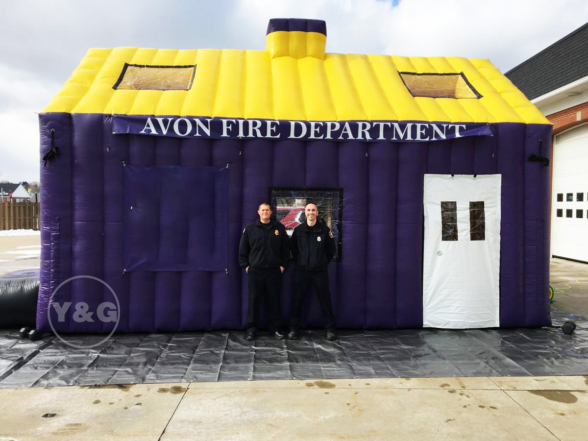 Best inflatable fire safety house for children education.