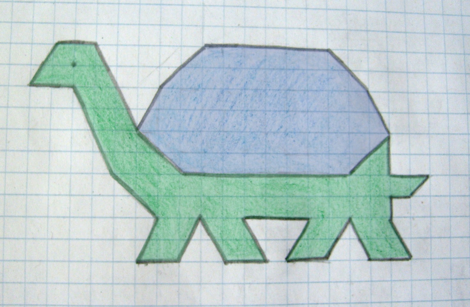 Kreatív Nomád: Rajzos játék: Négyzetrácsos akvárium (5 éves kortól)