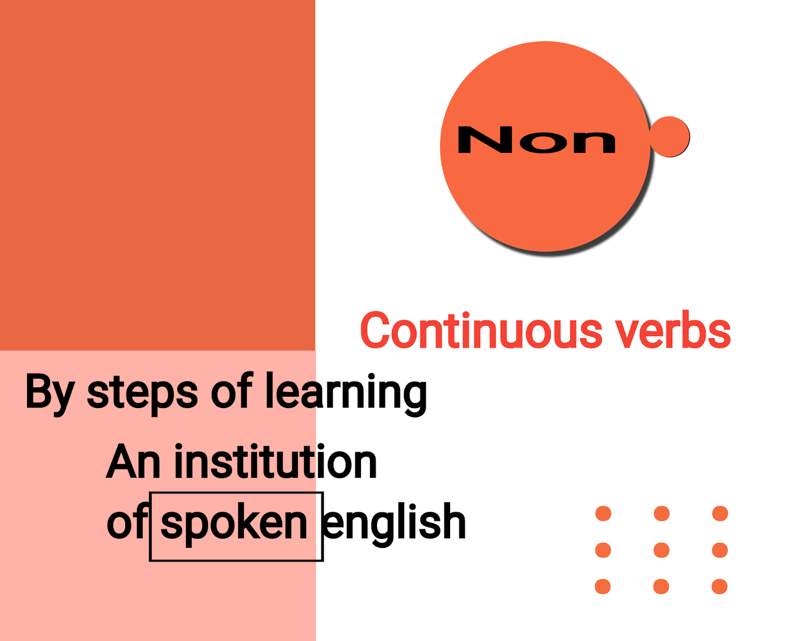 NON - CONTINUOUS VERB