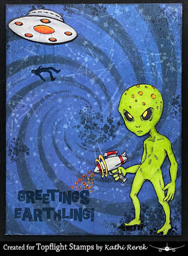 Topflight Stamps: Greetings Earthlings!