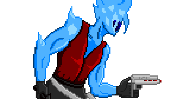 Wakeskater Studio Indie Game Development: [Art] Starbound Sprite: Novakid