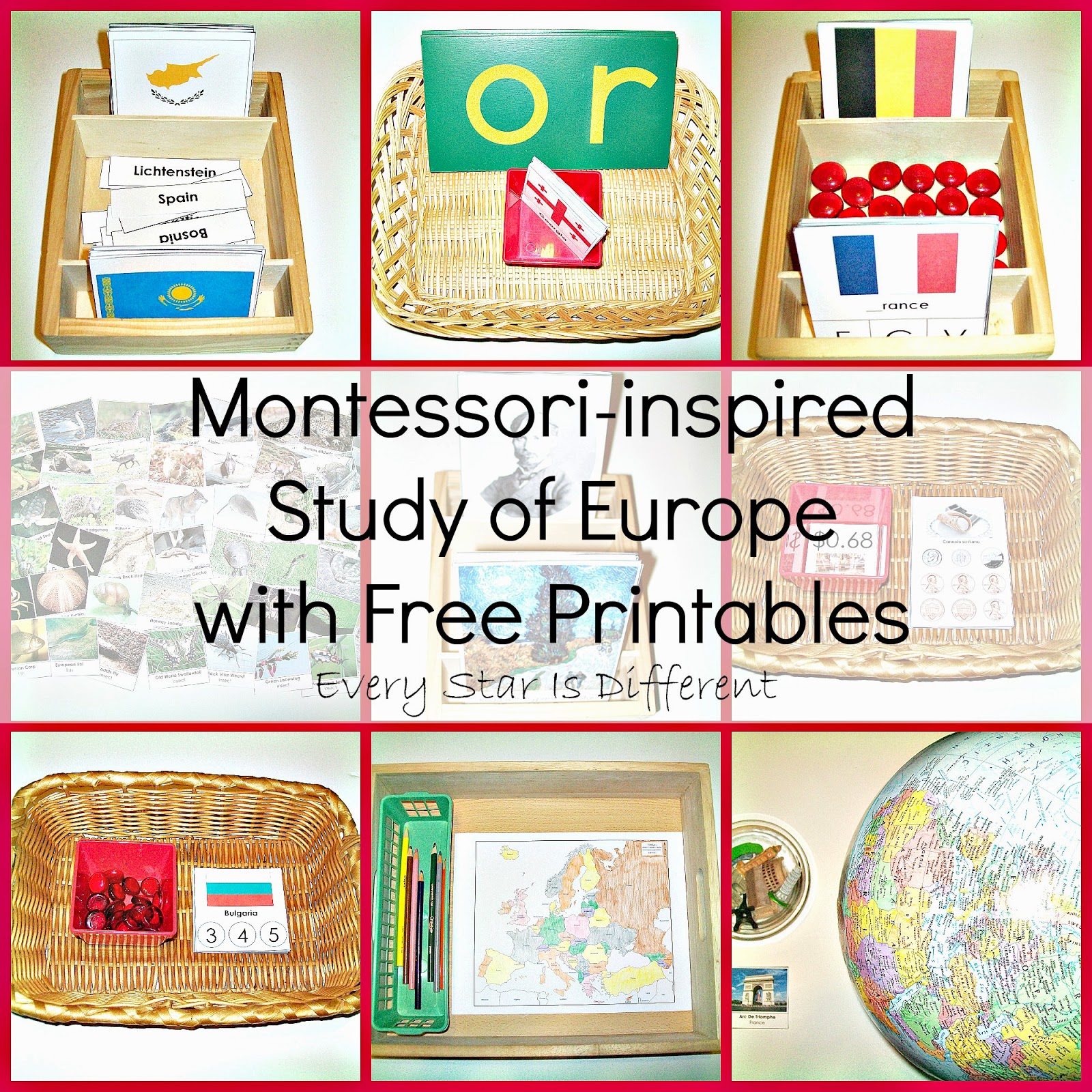 Learning About the Continents FREE Printables and Resources: Europe
