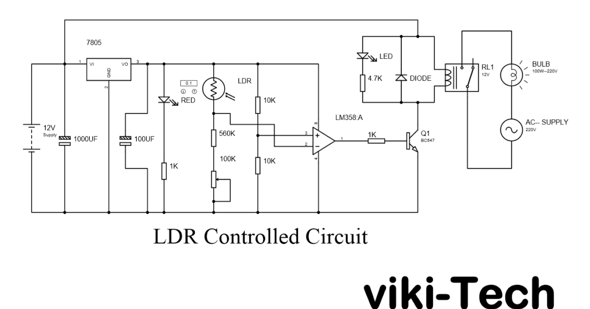 automatic Light Control using LDR and Relay