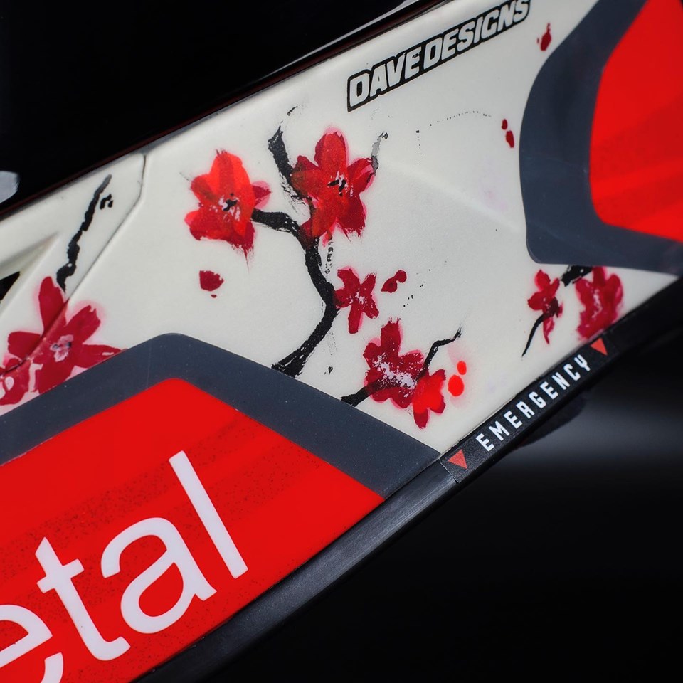 Racing Helmets Garage: KYT X.Fores 8 Hours Suzuka 2019 by Dave Designs