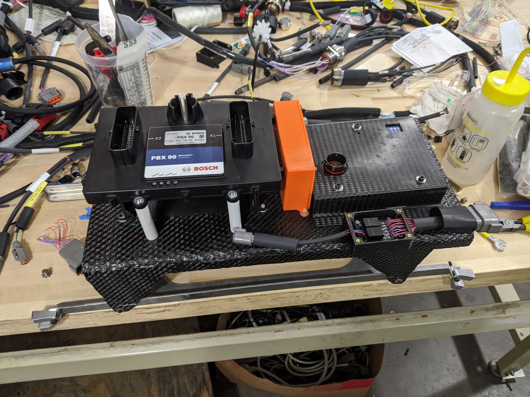 Designing a Formula SAE Carbon Fiber Electronics Mount