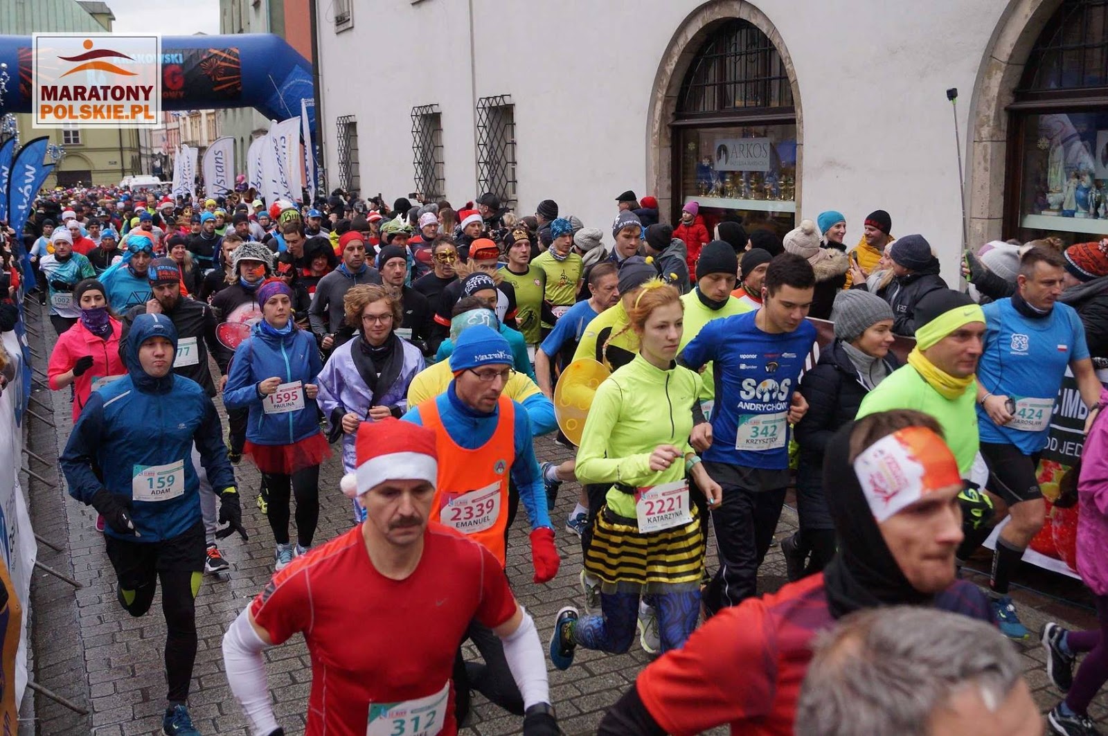 Hemli w biegu!: 15. Krakowski Bieg Sylwestrowy - na skrzydłach do mety