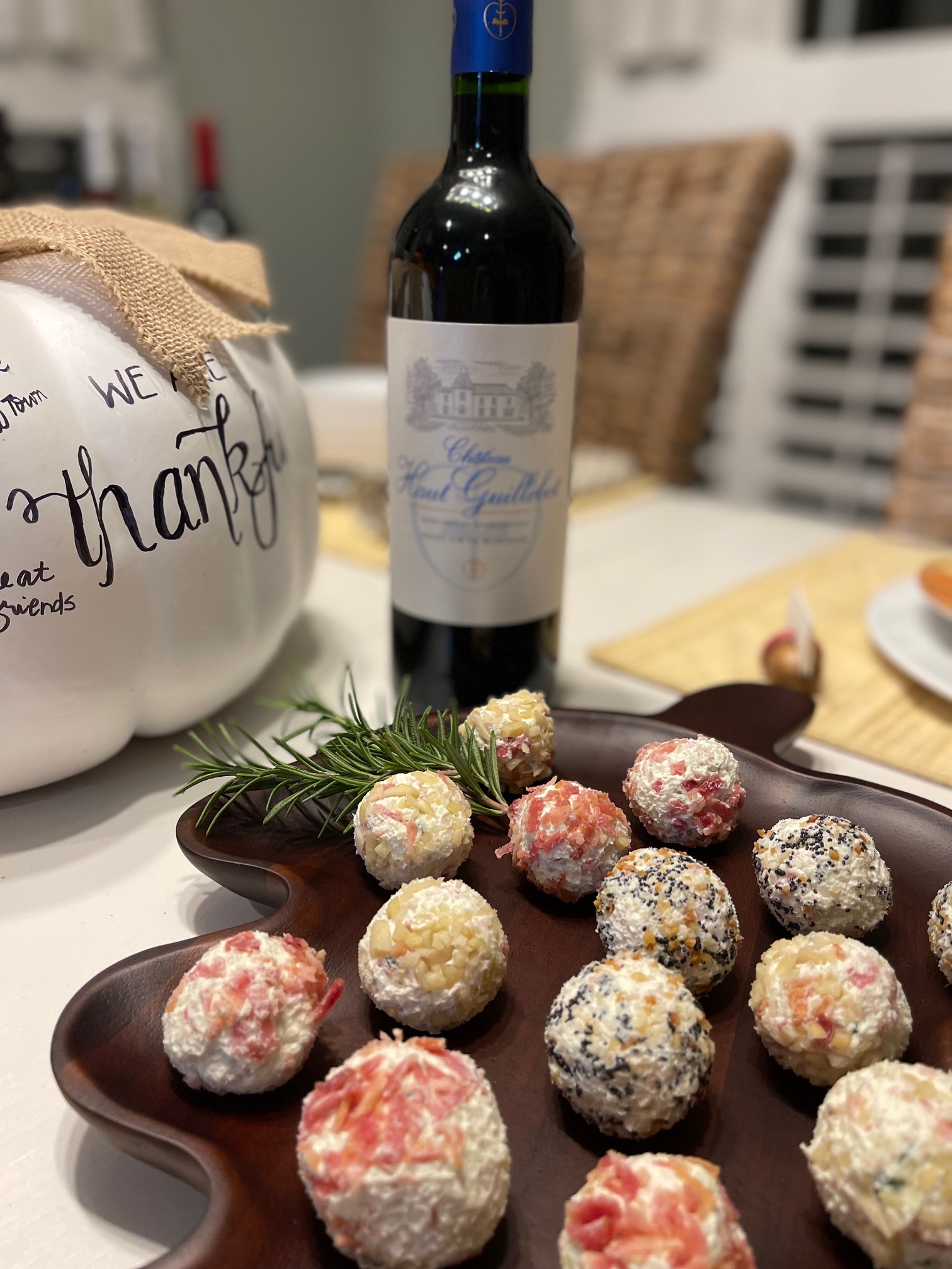 Chateau Haut Guillebot Rouge with Mini Cheeseball Truffles #Winophiles ...