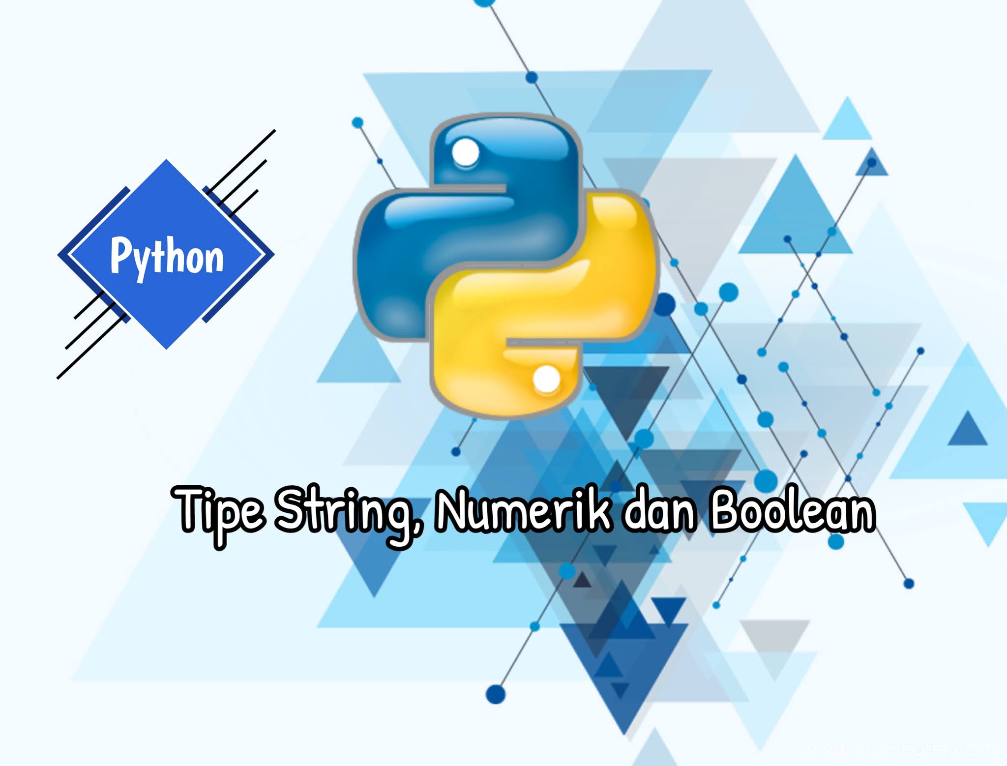 Tipe String Numerik dan Boolean #BelajarPython - SukaCode Tipe String Numerik dan Boolean #BelajarPython - SukaCode