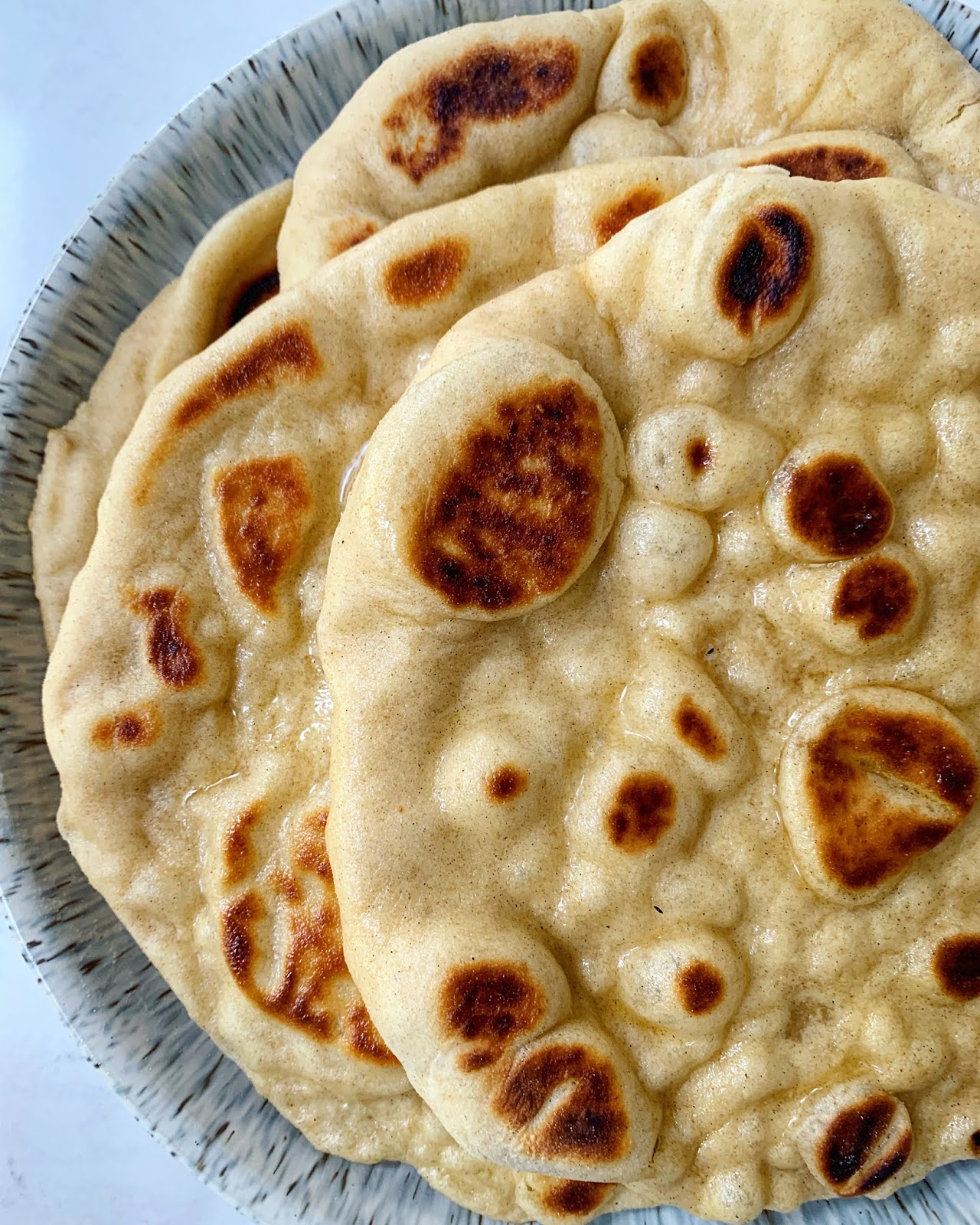 Mayasız Bazlama (Yeast-Free Turkish Village Flatbreads)