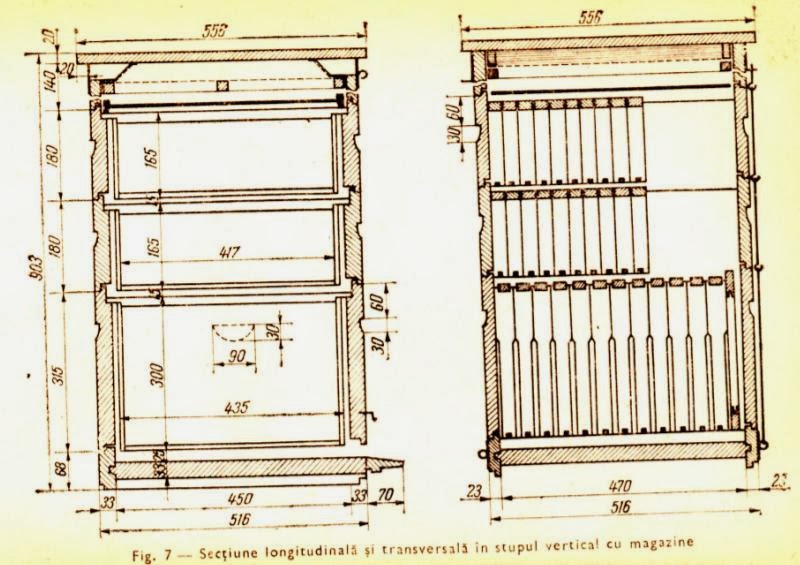 Mieremures Blog: Schita stupul vertical cu magazine